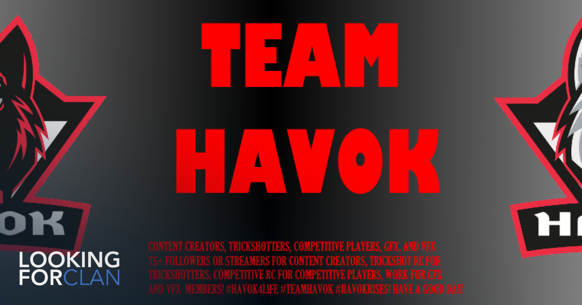 Team Havok | Looking For Clan